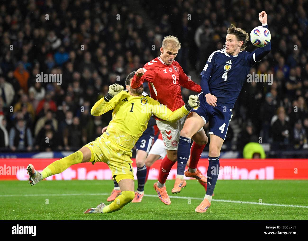 Glasgow, Scotland, 18th November 2025. Craig Gordon of Scotland, Gustav ...