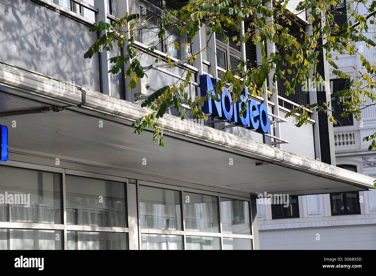 Copenhagen/ Denmark/19 november 2025/Nordea bank in danish capital ...