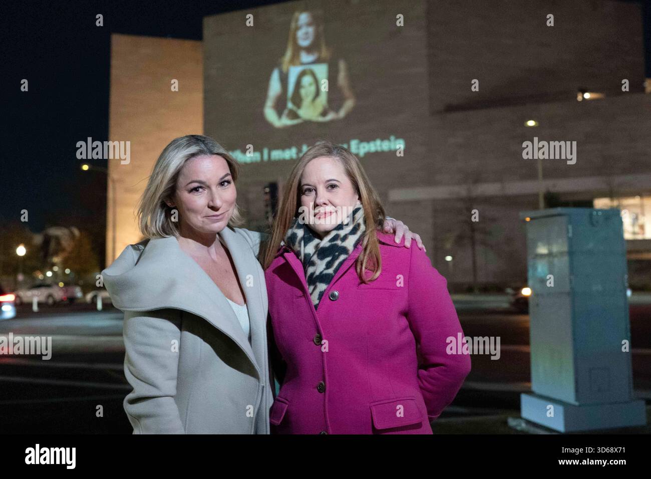 Danielle Bensky, left, and Liz Stein pose for a photo as a World ...