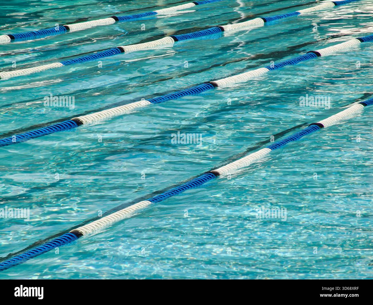 lane line dividers in a pool, pool lane in the water, float lines ...