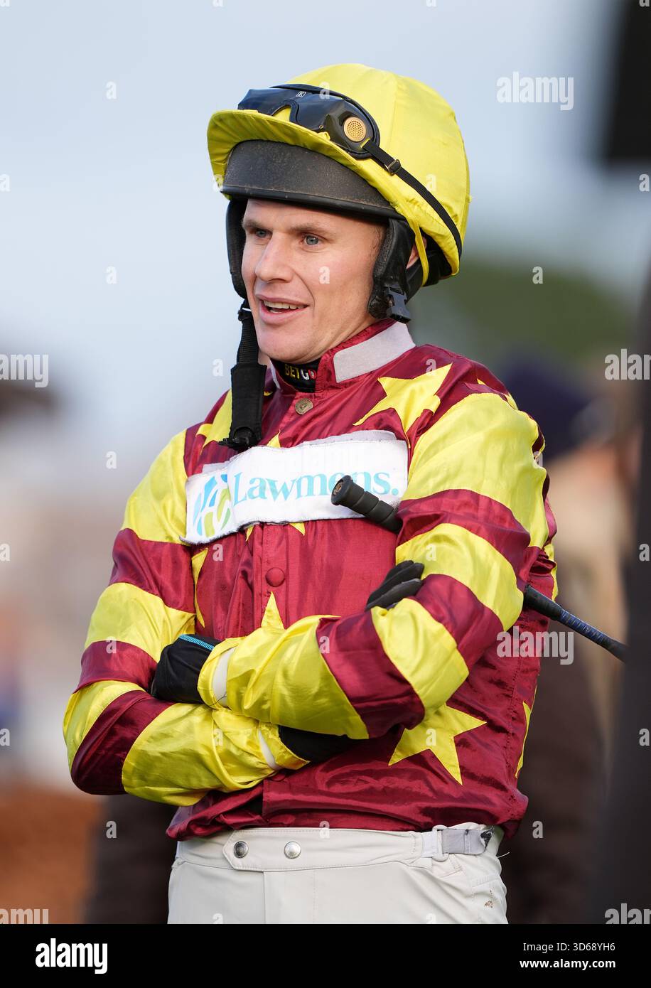 Jockey Tom Cannon ahead of the Hazelton Mountford Insurance Handicap ...