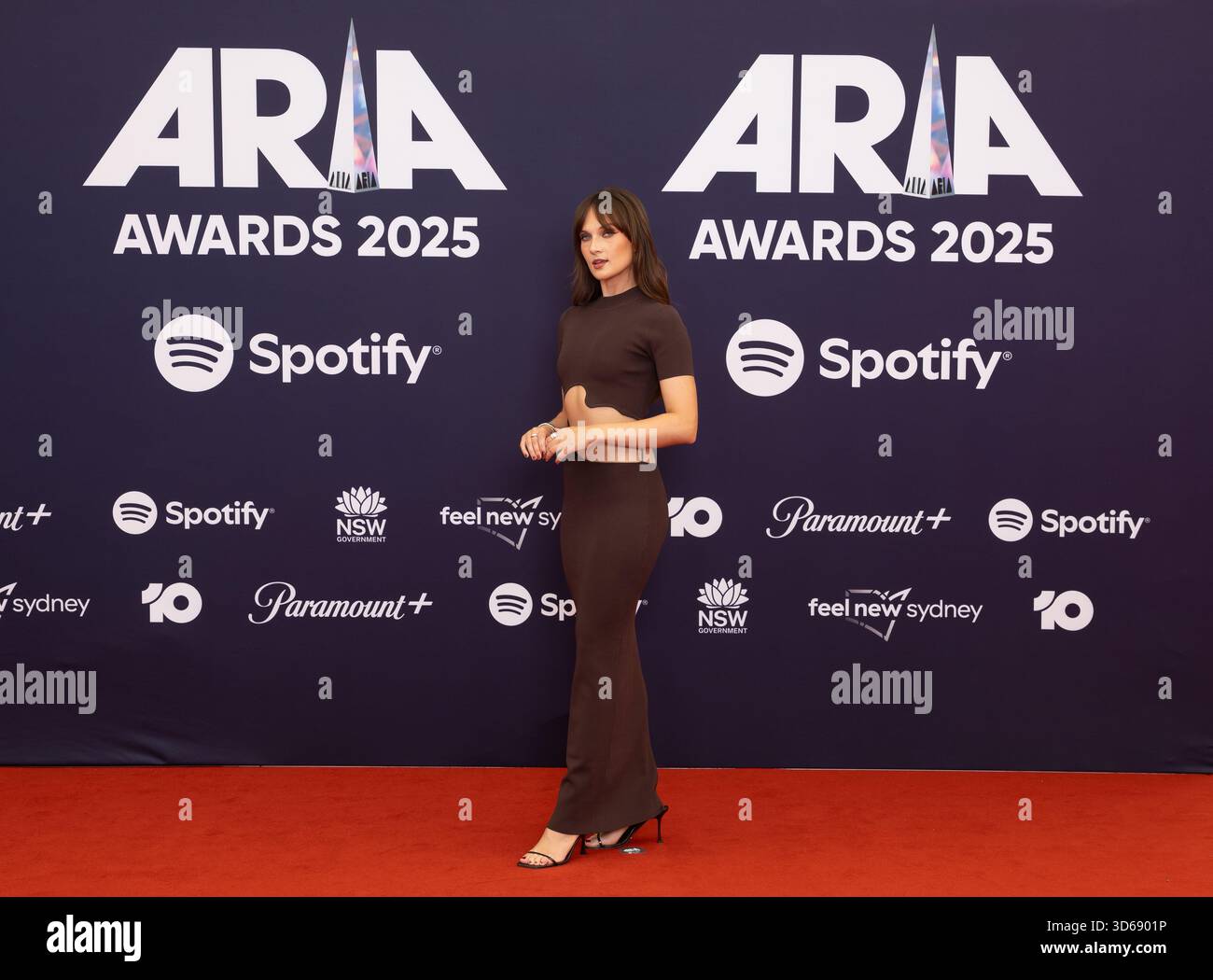 Gretta Ray poses for a photo during the 2025 ARIA Awards at Hordern ...