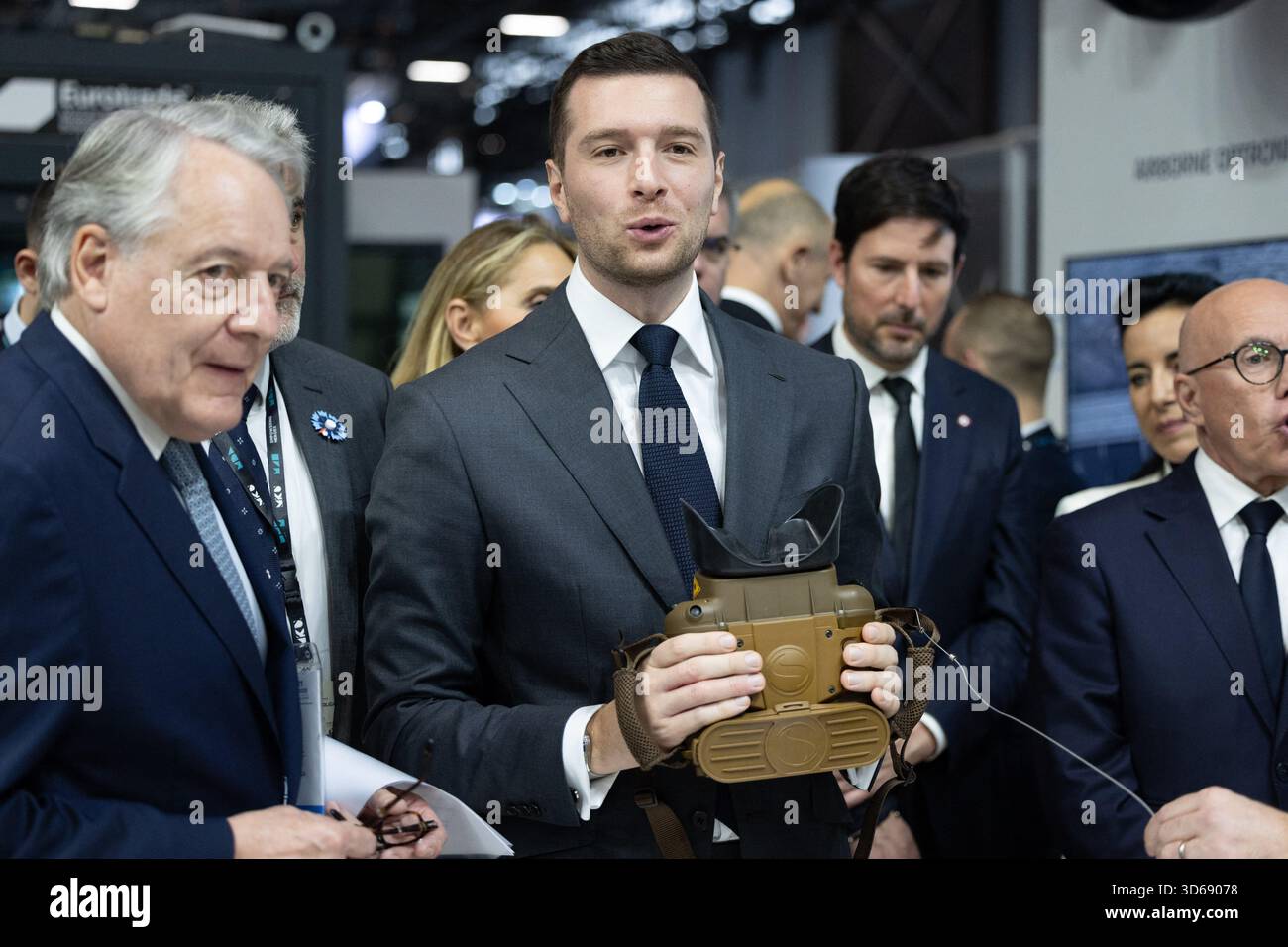 President of French far-right Rassemblement National (RN) party Jordan ...