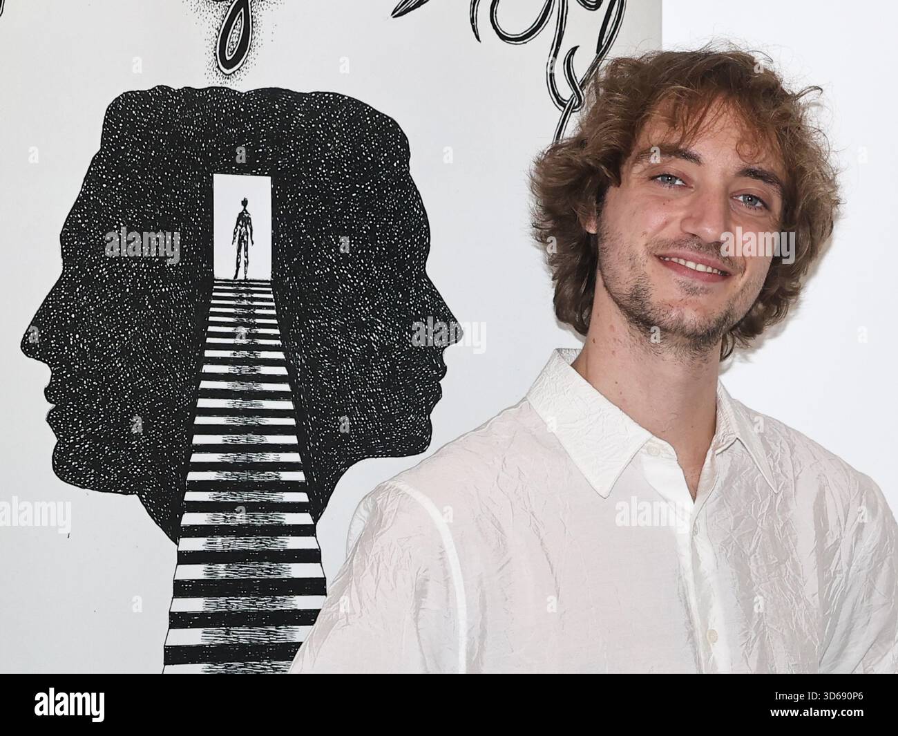 Rome, Troisi Cinema, photocall for the film "Orfeo." Pictured: Luca ...