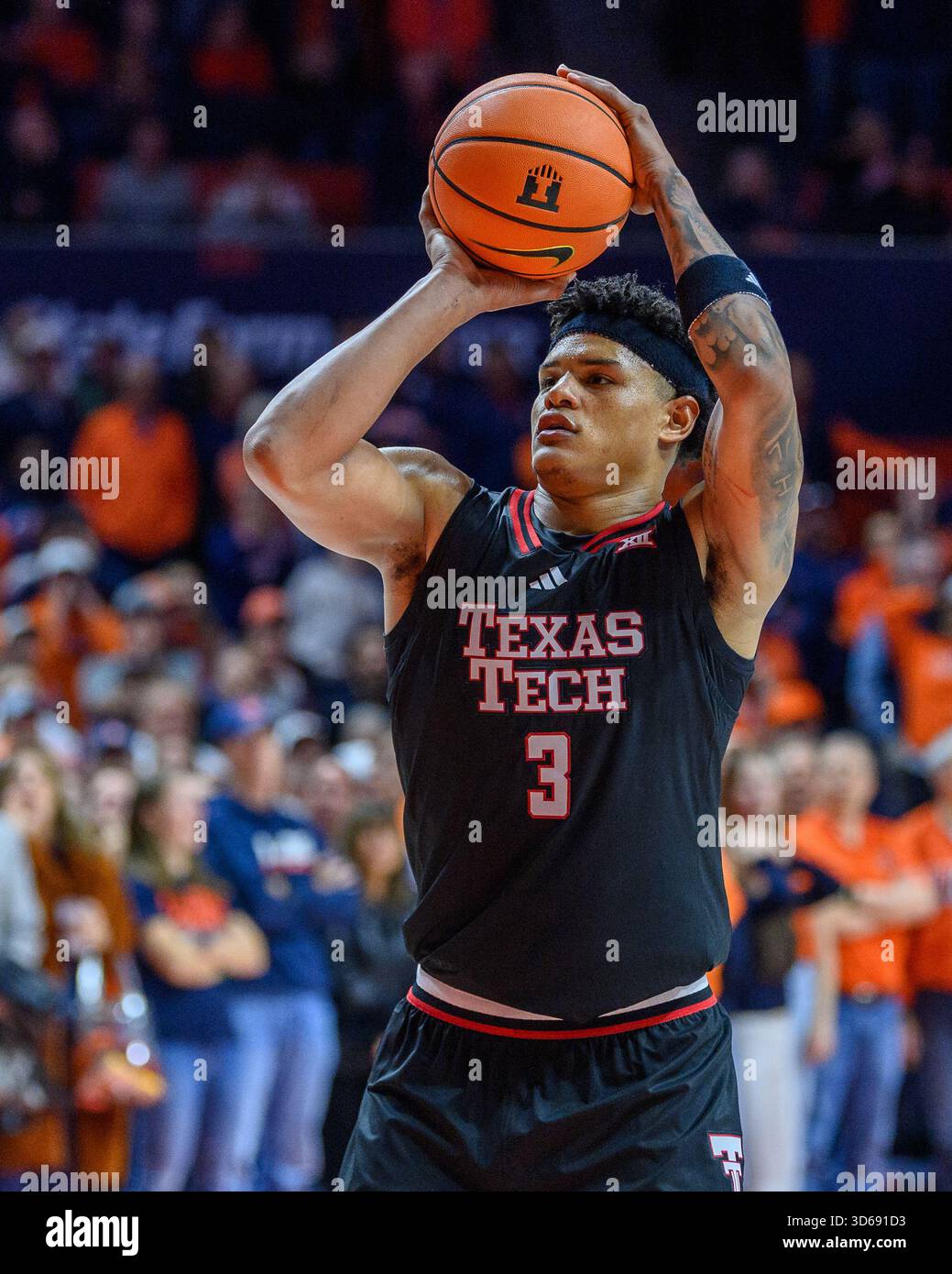 Texas Tech's LeJuan Watts shoots during an NCAA college basketball game ...