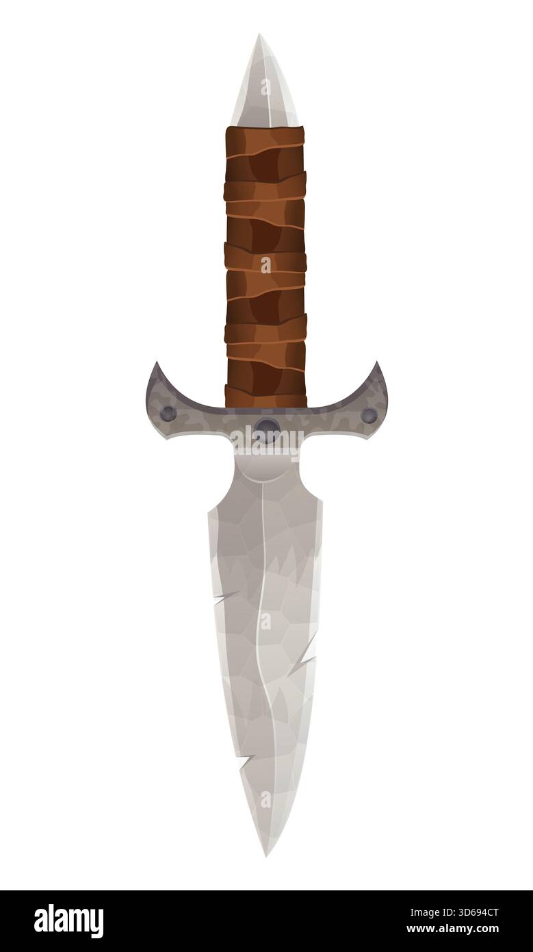 detailed vector illustration showing of fantasy and ancient weapons ...