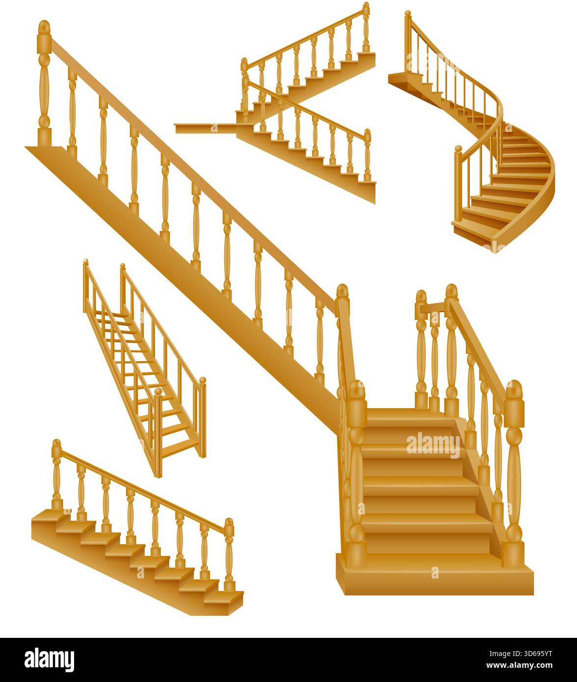 Stair baluster Cut Out Stock Images & Pictures - Alamy