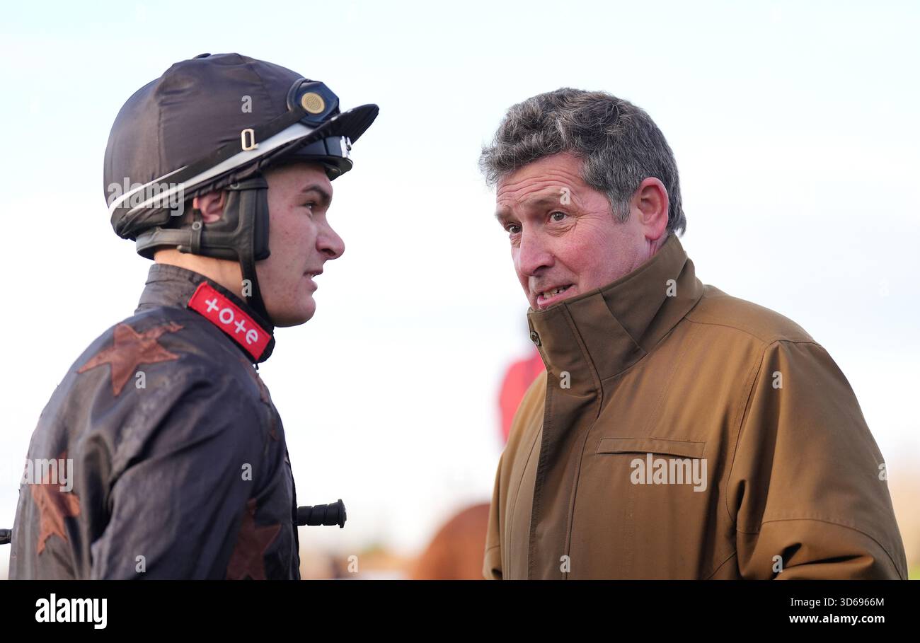 Trainer Ian Williams (right) with Jockey Charlie Todd at Warwick ...