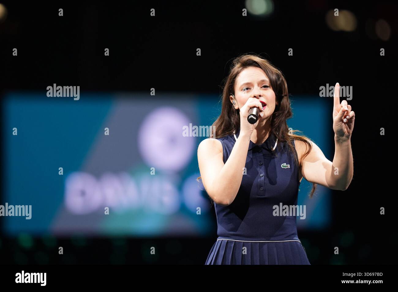 Francesca MIchielin before Davis Cup Finals 2025 Quarterfinals match ...