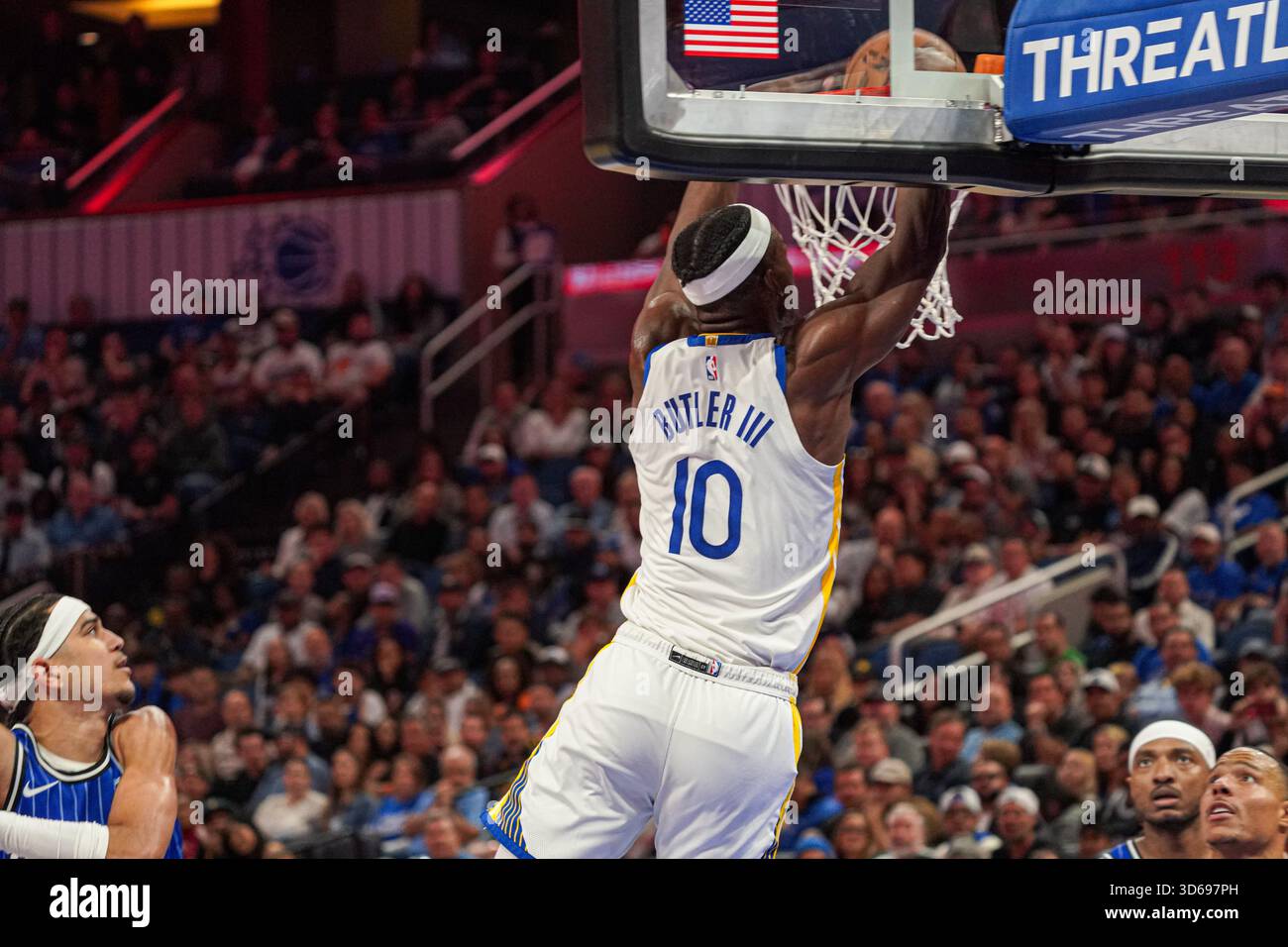 Orlando, Florida, USA, November 18, 2025, Golden State Warriors player ...