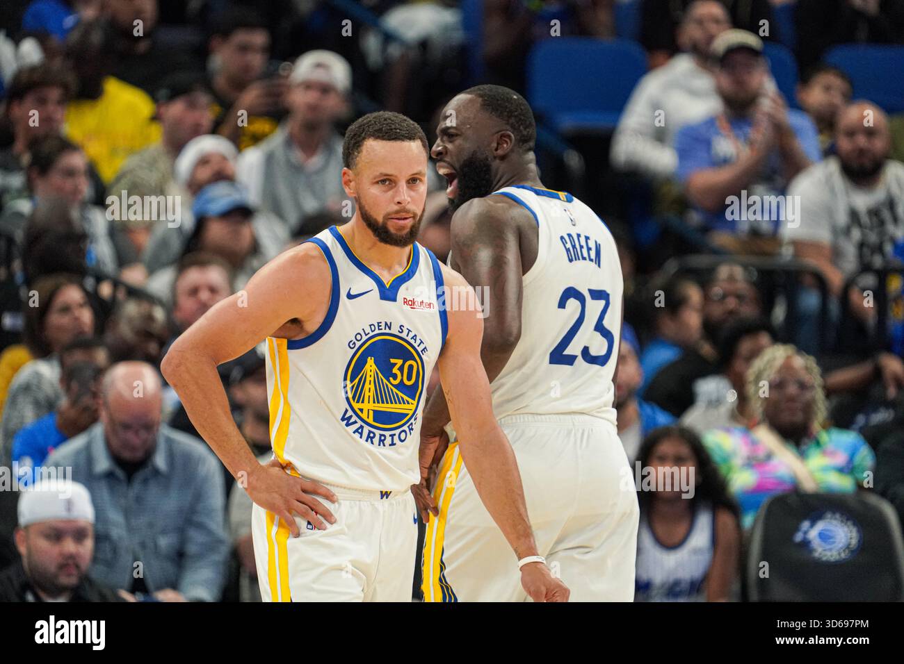Orlando, Florida, USA, November 18, 2025, Golden State Warriors player ...