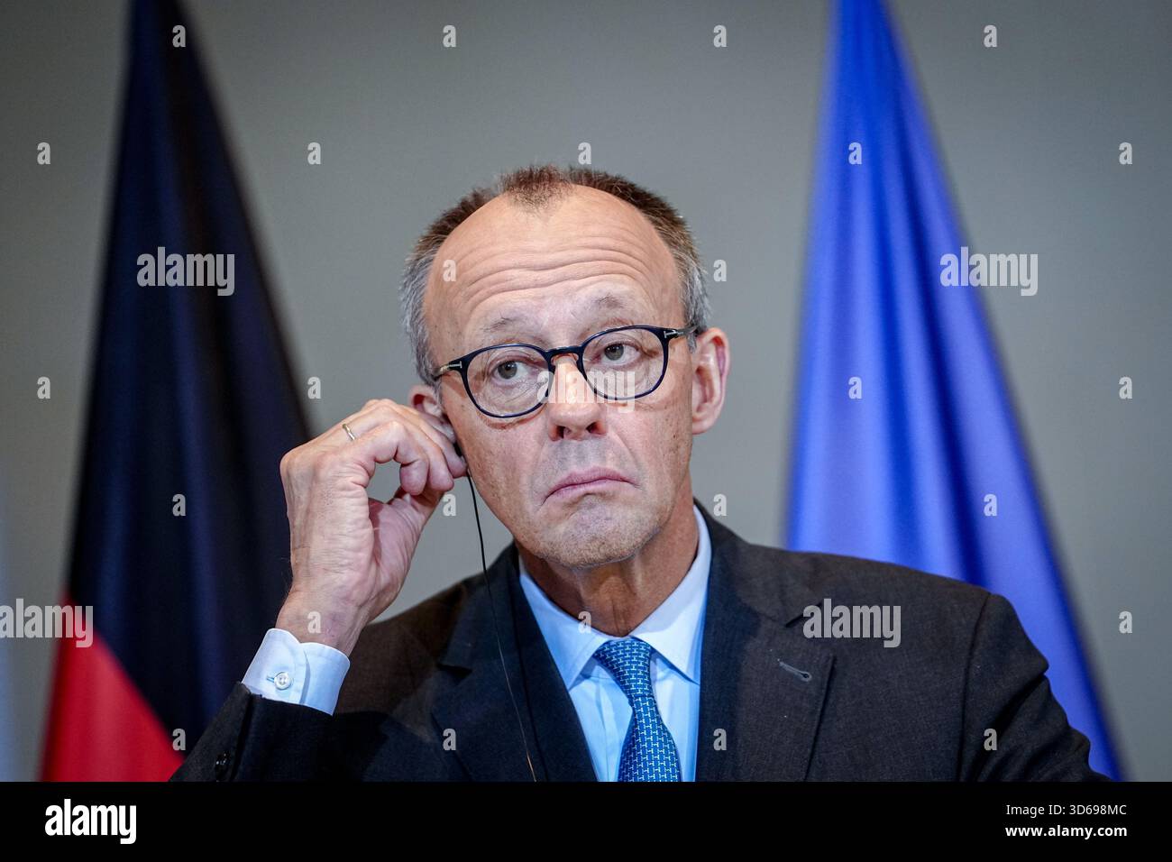 19 November 2025, Berlin: Federal Chancellor Friedrich Merz (CDU) gives ...