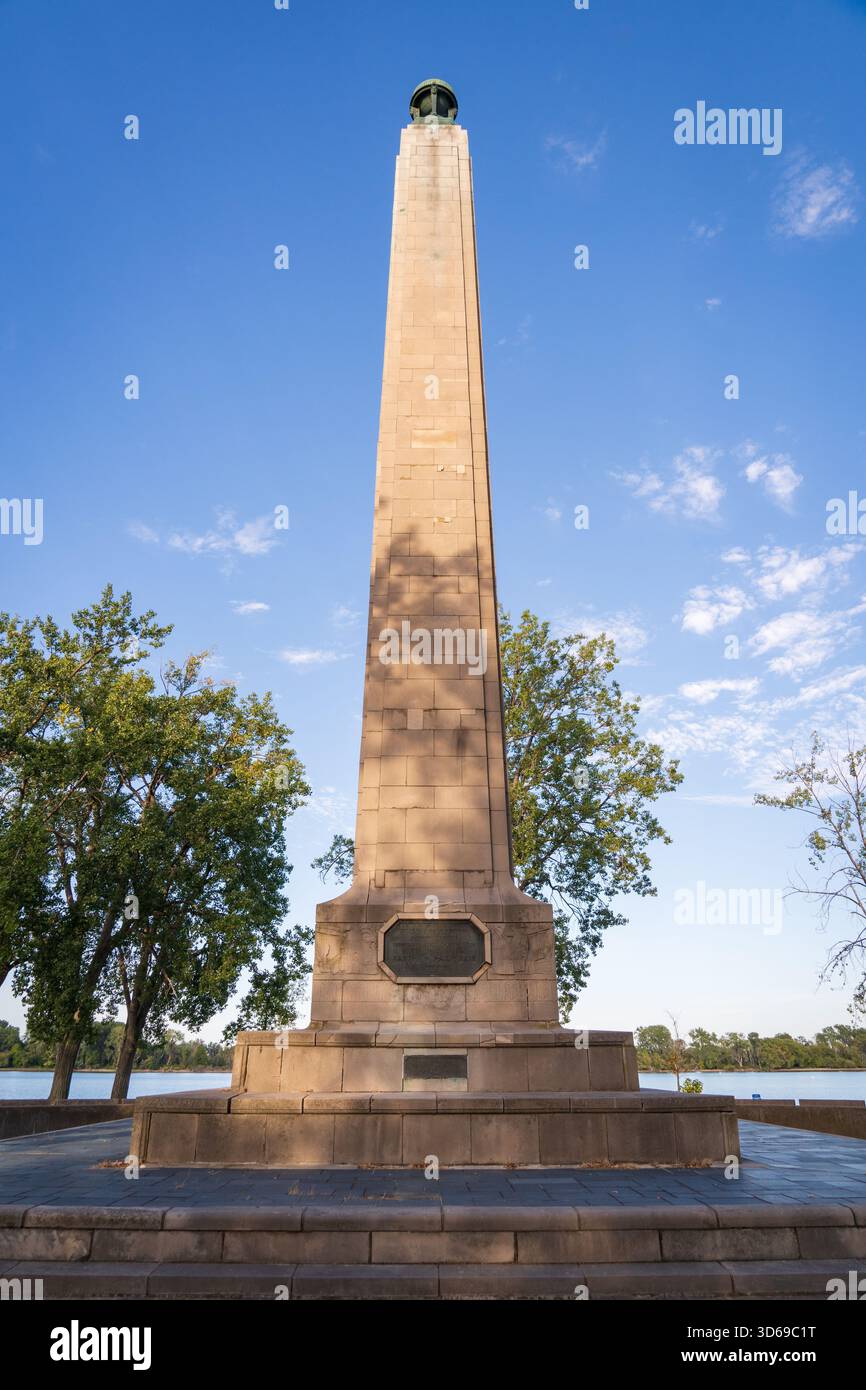 The Perry Monument at Presque Isle State Park Erie, Pennsylvania Stock ...