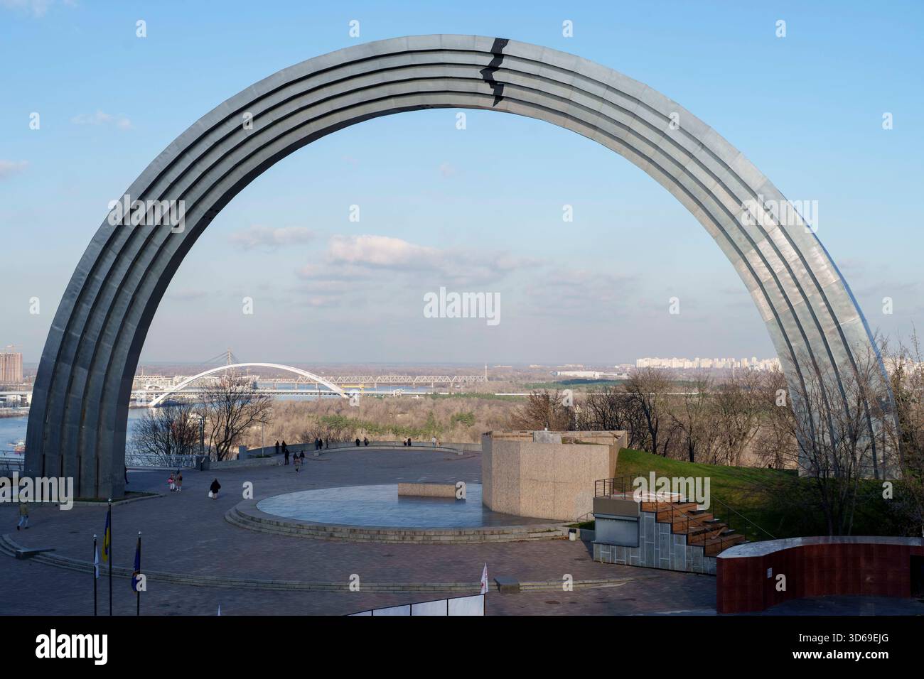 November 19, 2025, Kyiv, Kyiv City, Ukraine: Arch of Freedom of the ...