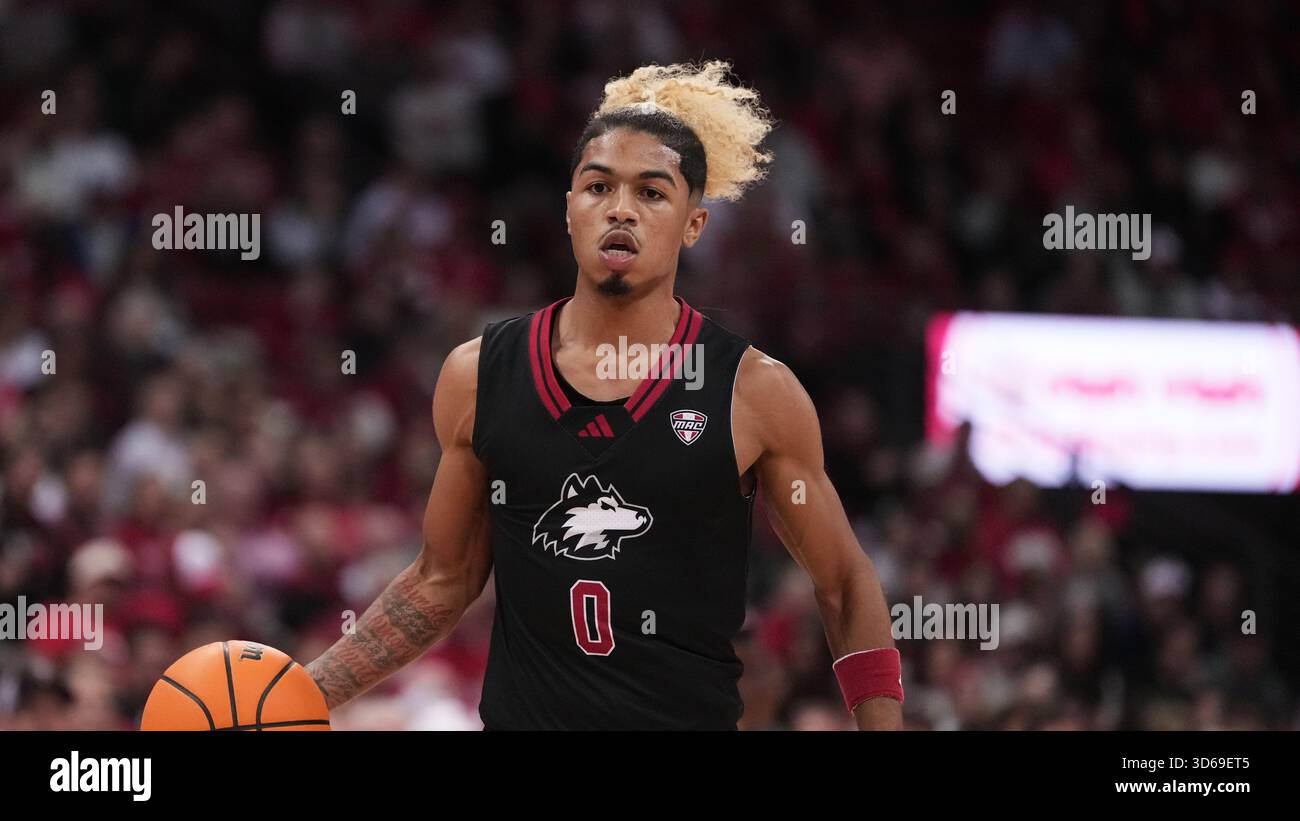 Northern Illinois' Gianni Cobb during the first half of an NCAA college ...