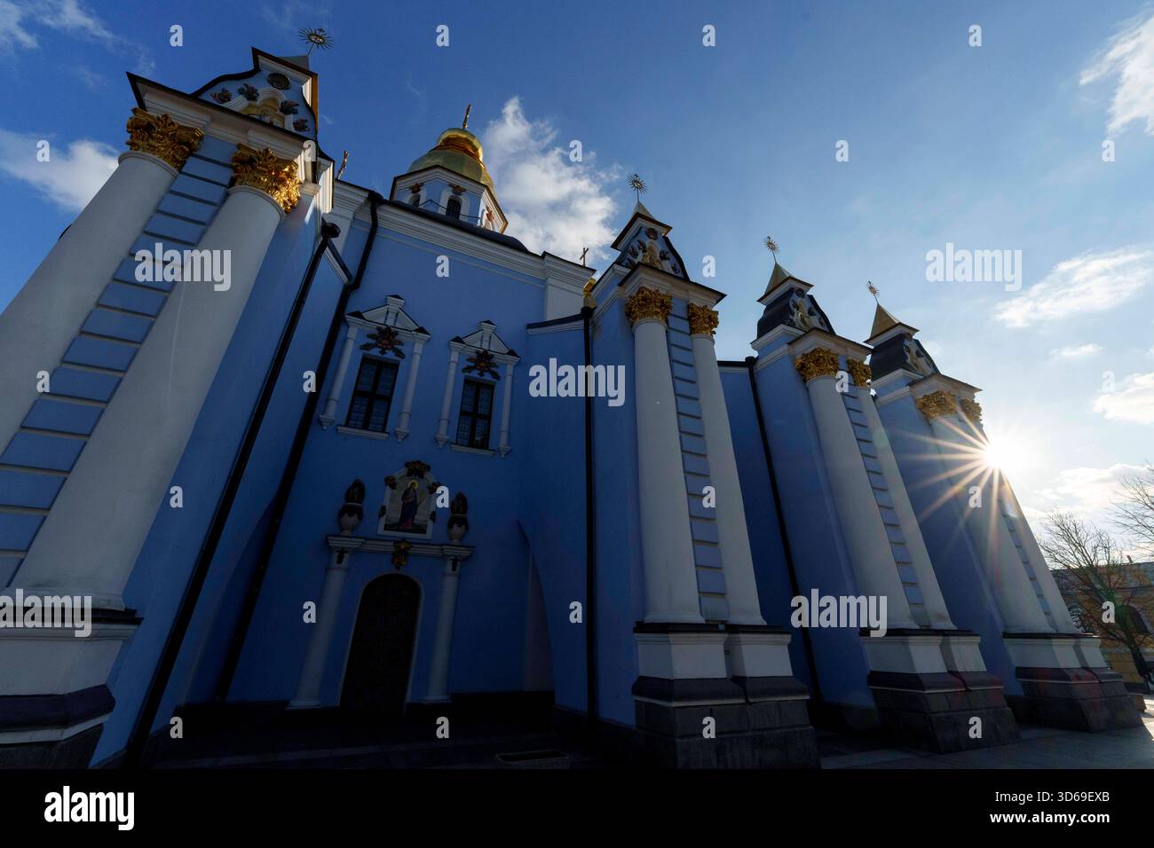 St. Michael s Golden-Domed Monastery in Kyiv on a sunny November day ...