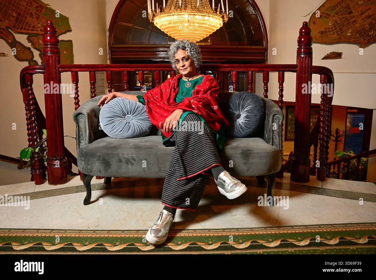 Indian author Arundhati Roy photographed in Stockholm, Sweden November ...