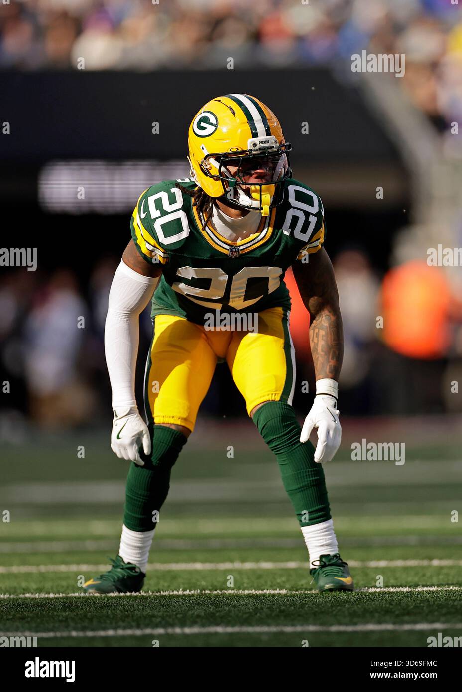 Green Bay Packers safety Javon Bullard (20) defends during an NFL ...