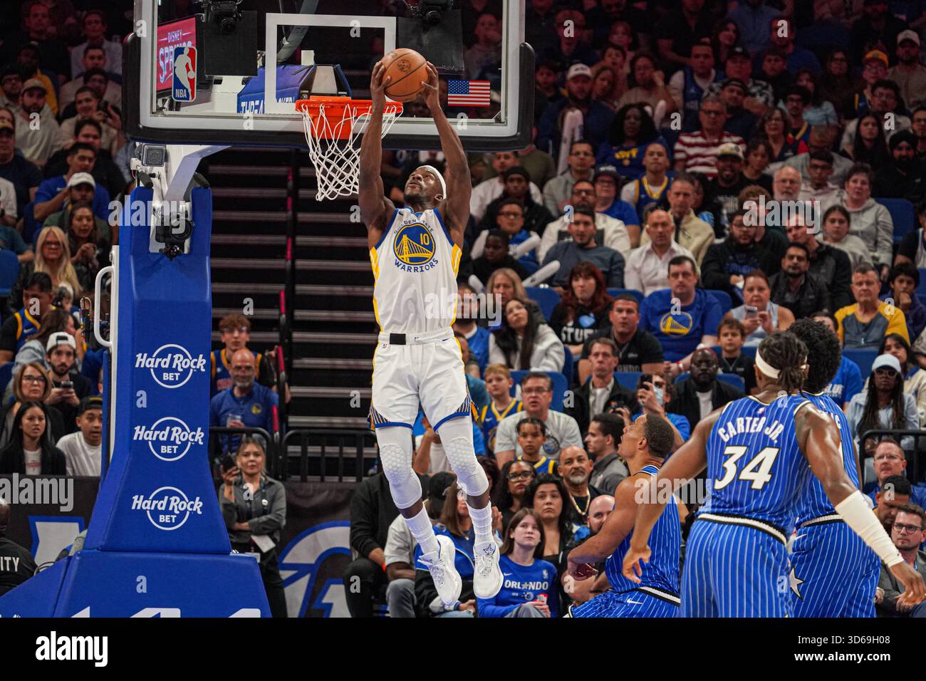 Orlando, Florida, USA, November 18, 2025, Golden State Warriors guard ...