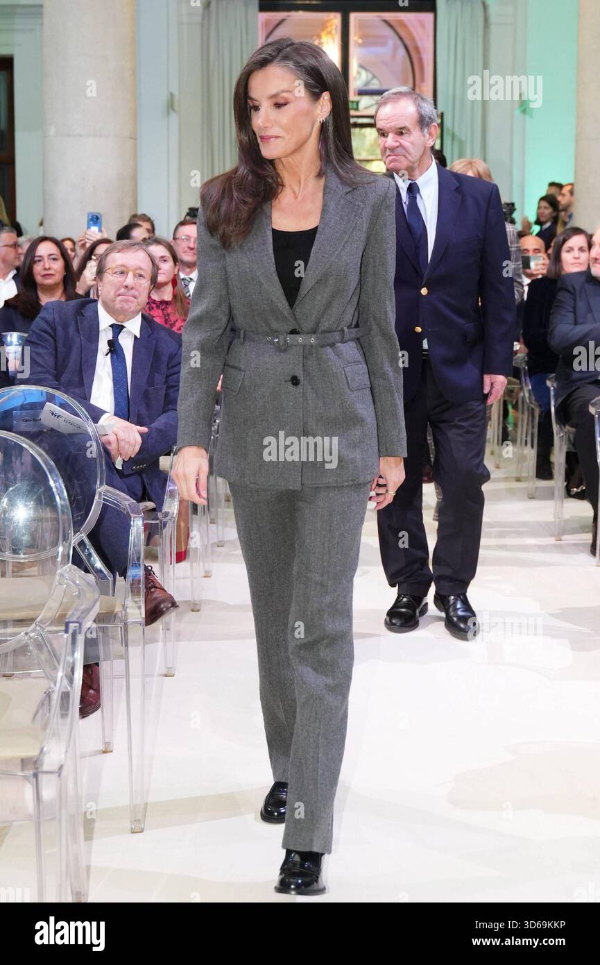 Spanish Queen Letizia attending Datos que mejoran las vidas event by ...