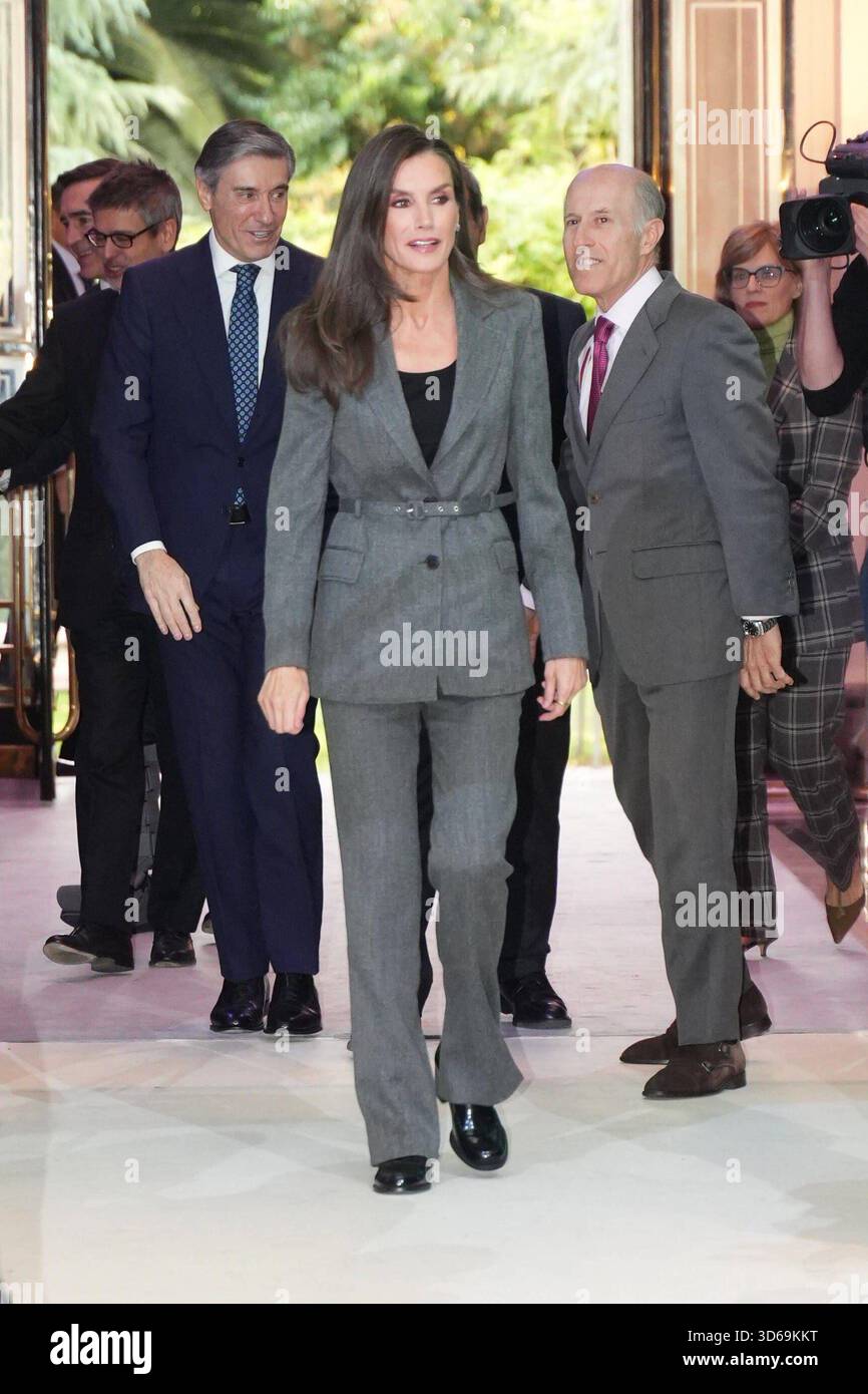 Spanish Queen Letizia attending Datos que mejoran las vidas event by ...
