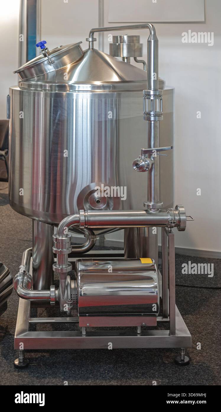 Brewing Equipment Clean in Place System Automated Sanitize Tanks and ...