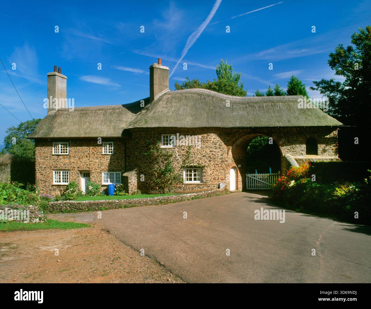 View ENE of Ashley Combe Lodge (Worthy Toll House) Porlock Weir ...