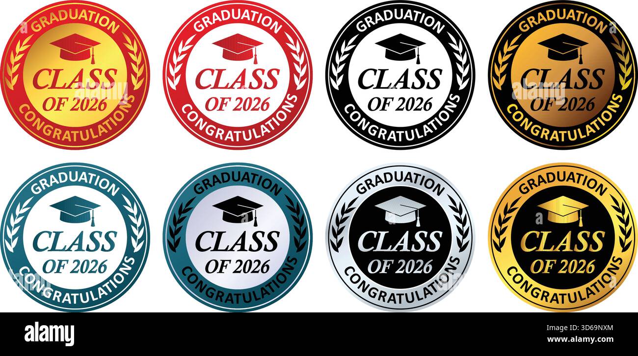 Congratulations class 2026 graduation hi-res stock photography and ...