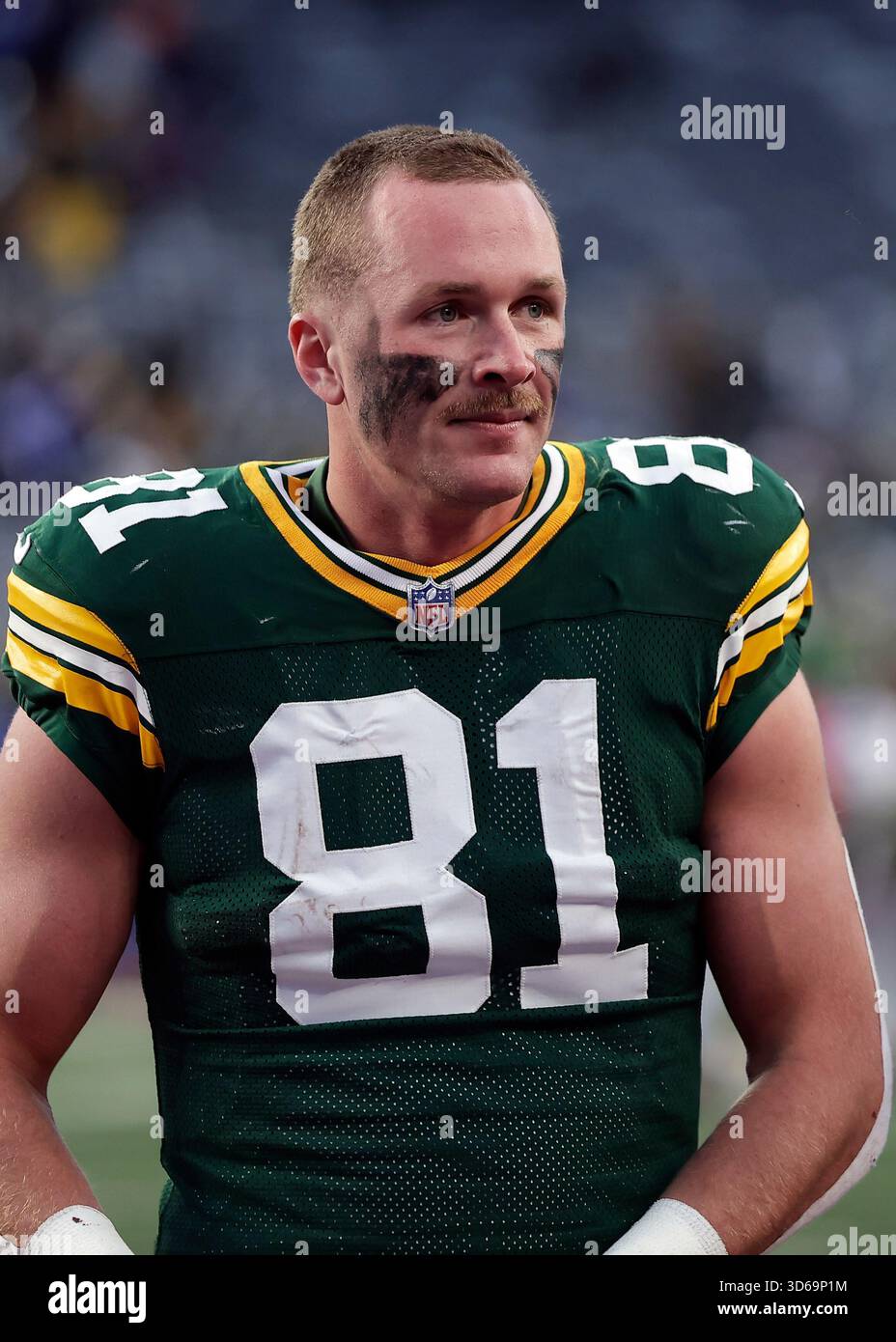 Green Bay Packers tight end Josh Whyle (81) after an NFL football game ...
