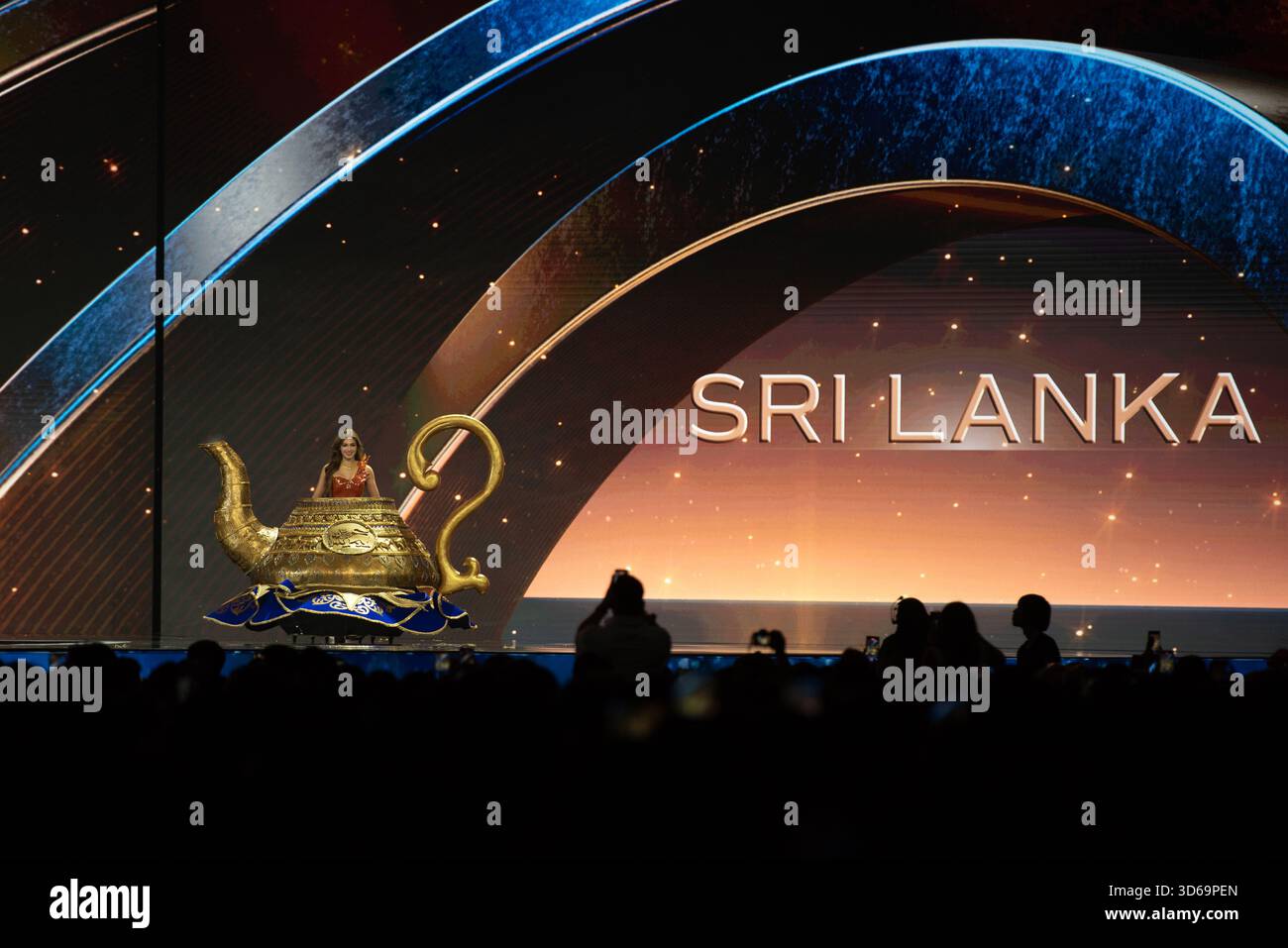 Lihasha White from SRI LANKA, in National Costume Competition during the 74th Miss Universe ...