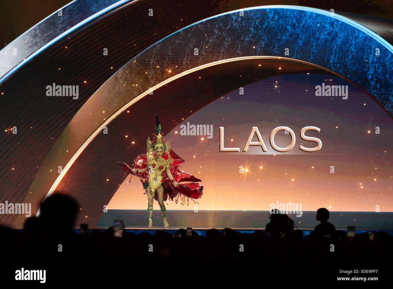 Lattana Munvilay from LAOS, in National Costume Competition during the 74th Miss Universe ...