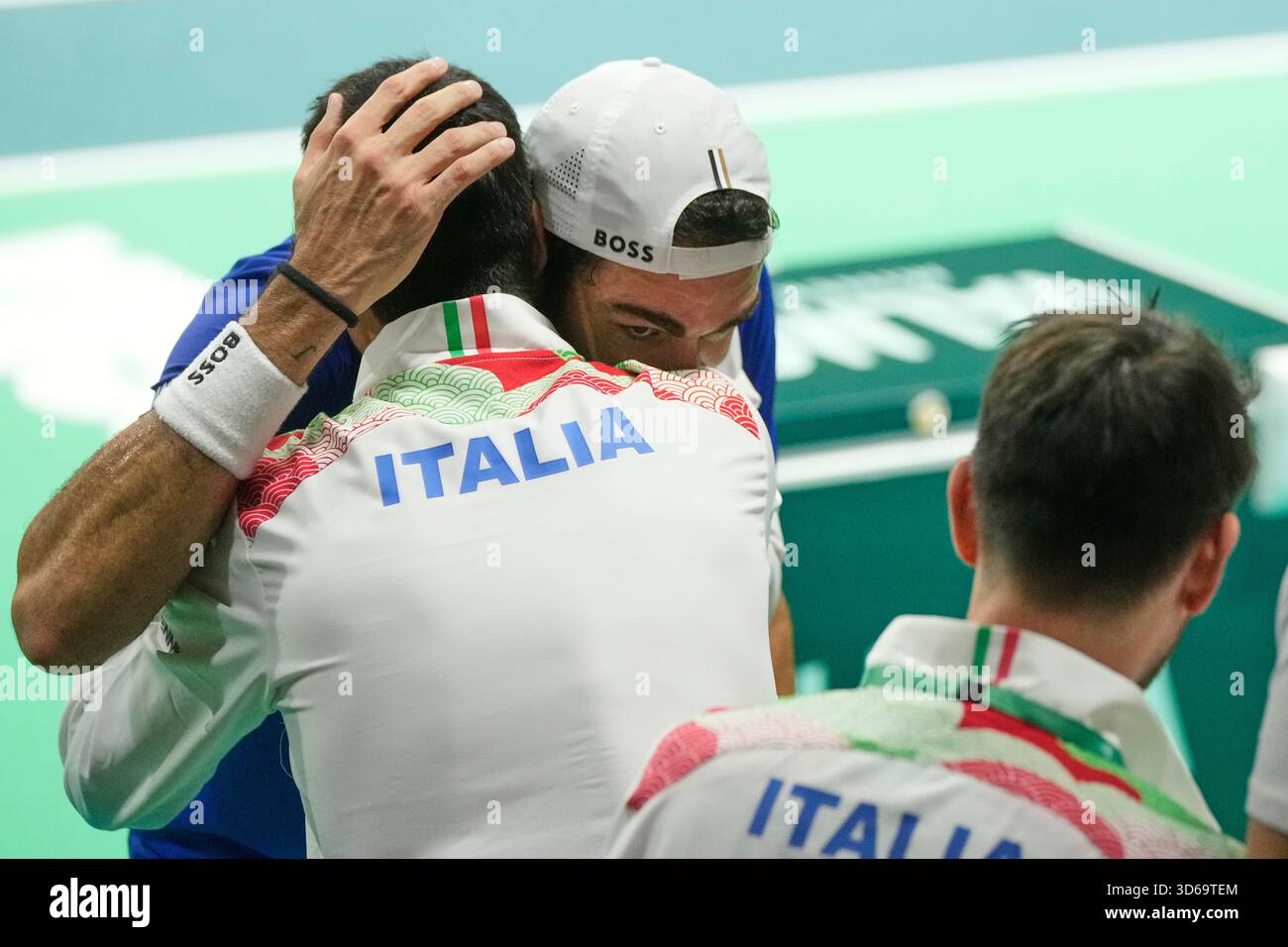 Italy's Matteo Berrettini celebrates after defeating Austria's Jurij ...