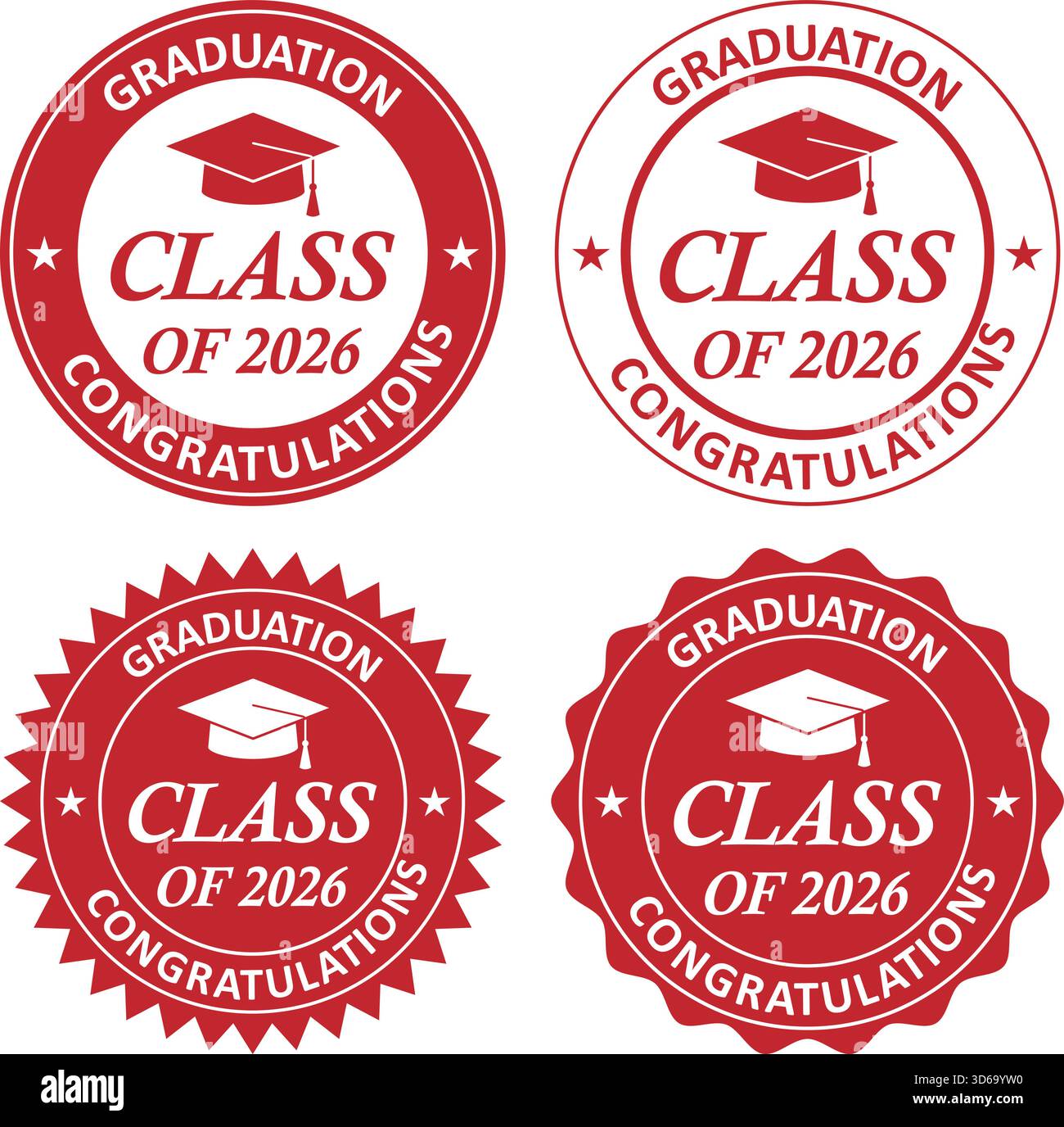 Graduation ceremony banner graduate Cut Out Stock Images & Pictures - Alamy