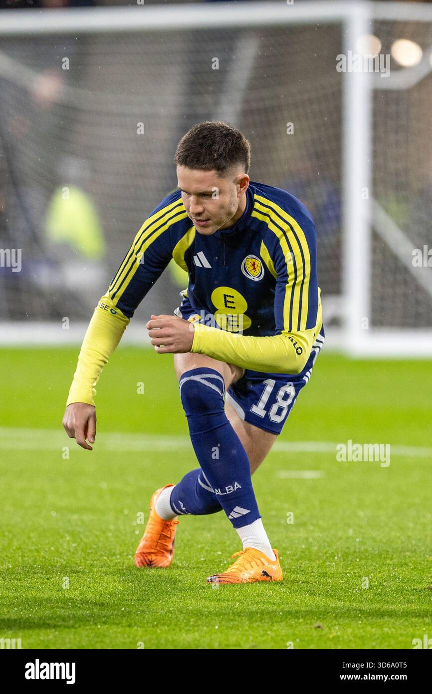 GEORGE HIRST, a professional football player during a training session ...