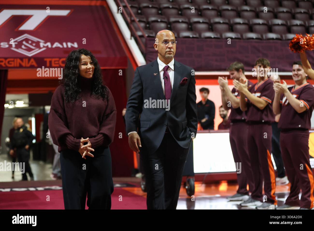 James Franklin is introduced as the head coach of the Virginia Tech ...