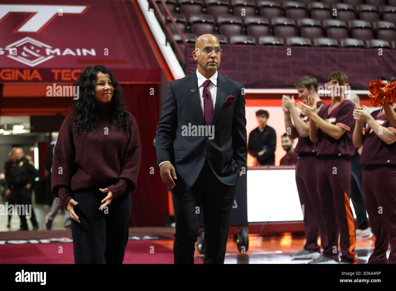 James Franklin is introduced as the head coach of the Virginia Tech ...