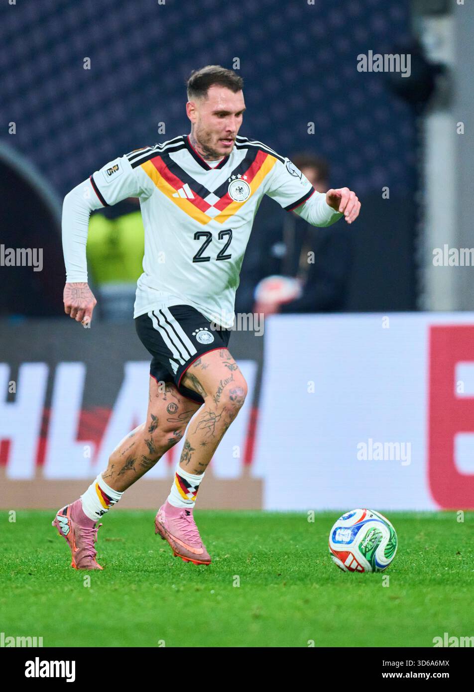 David Raum of Germany in the FIFA World Cup 2026 qualifier match ...