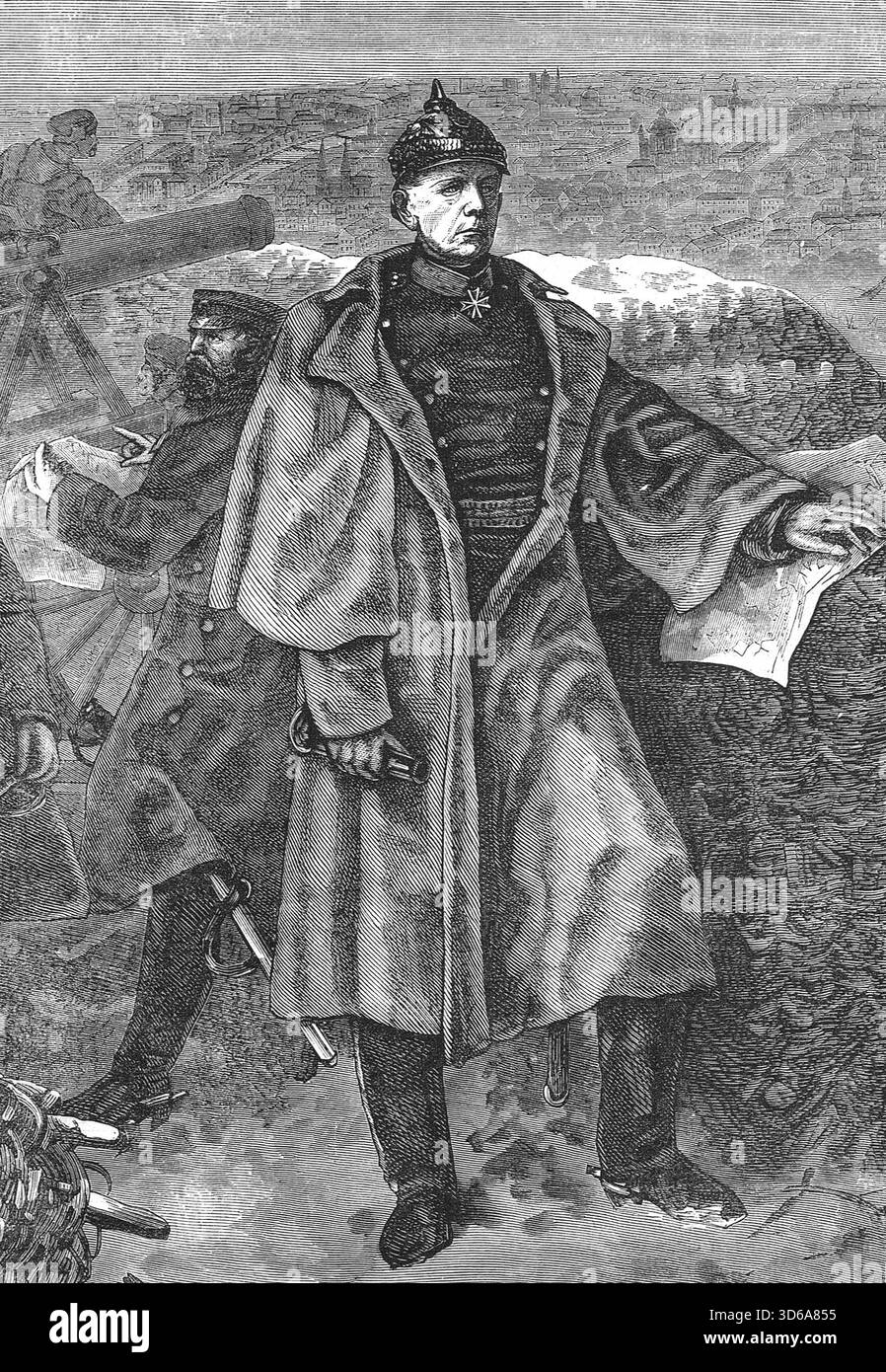 Helmuth von Moltke, Chief of the Prussian General Staff before Paris ...