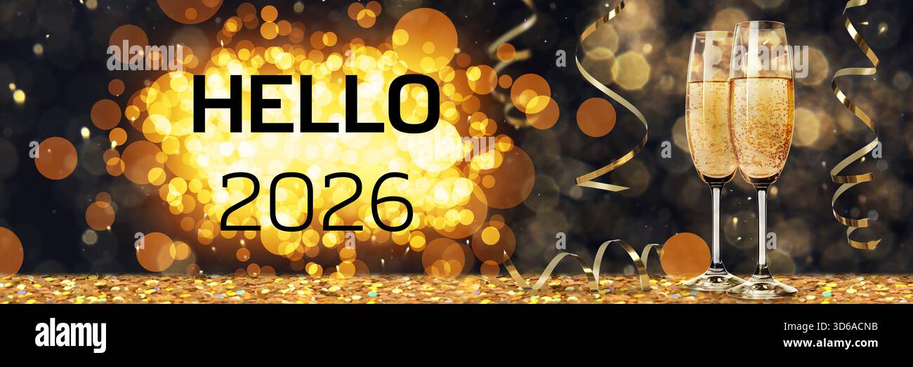 Text 2026 word hello night hi-res stock photography and images - Alamy