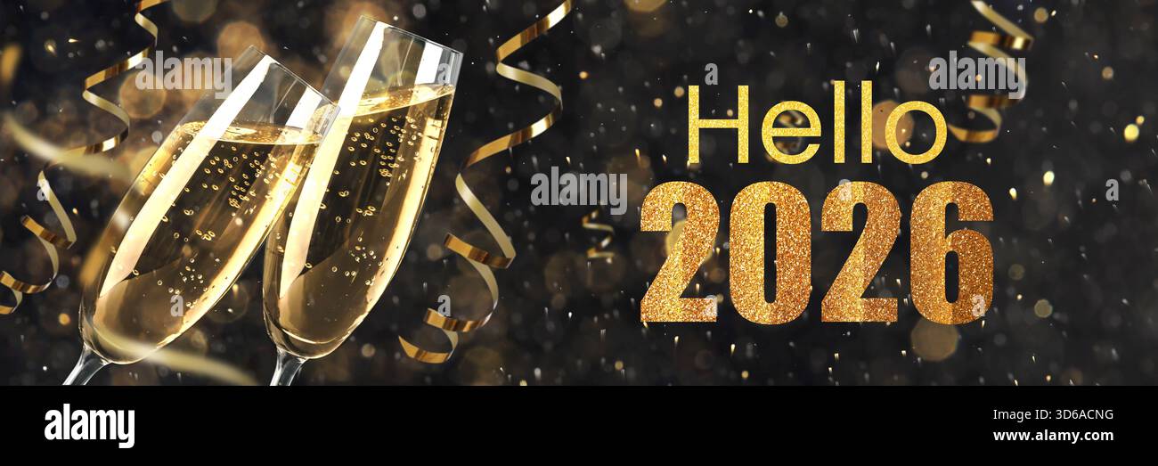 Text 2026 word hello night hi-res stock photography and images - Alamy