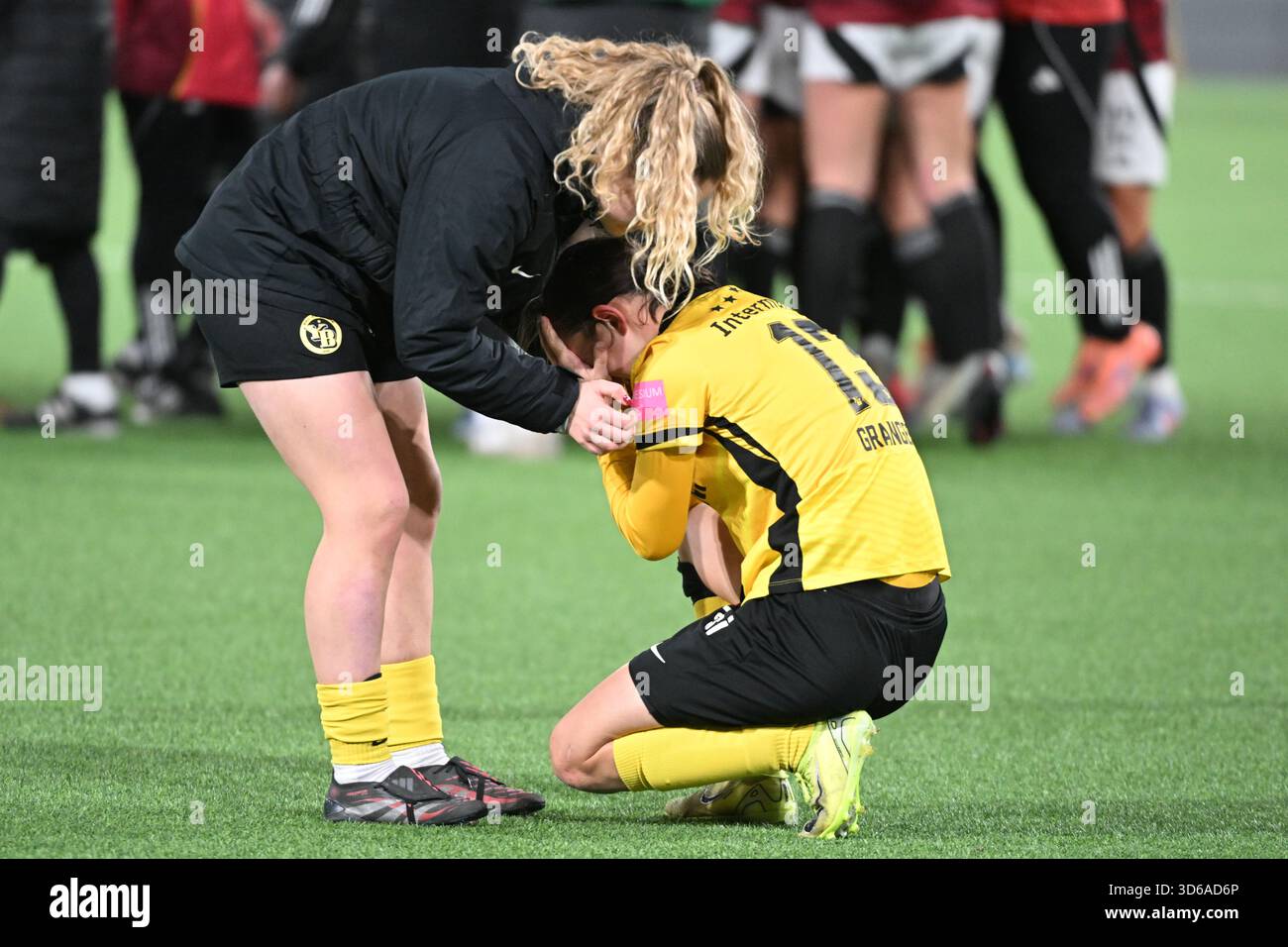 BERN, SWITZERLAND - NOVEMBER 19: Michaela Khyrova of Sparta Praha c) celebrating her Goal 0:4 ...