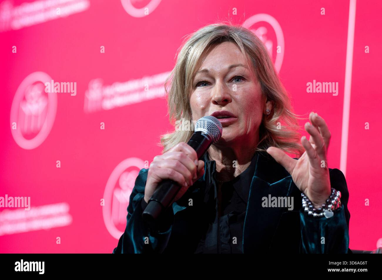 Hydro Quebec CEO Claudine Bouchard speaks at a luncheon in Montreal on ...