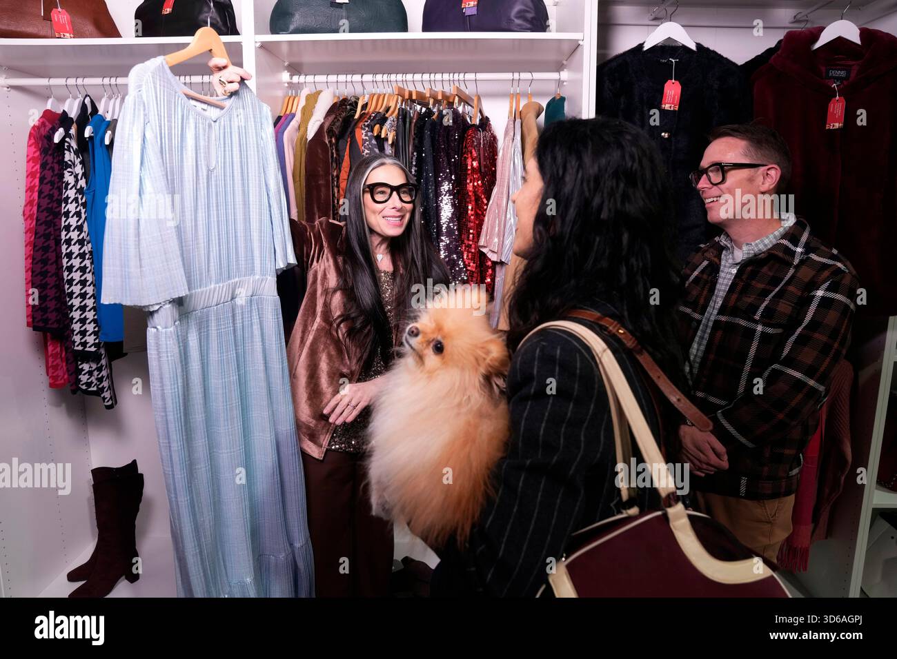 IMAGE DISTRIBUTED FOR QVC - Stacy London interacts with fans in the ...