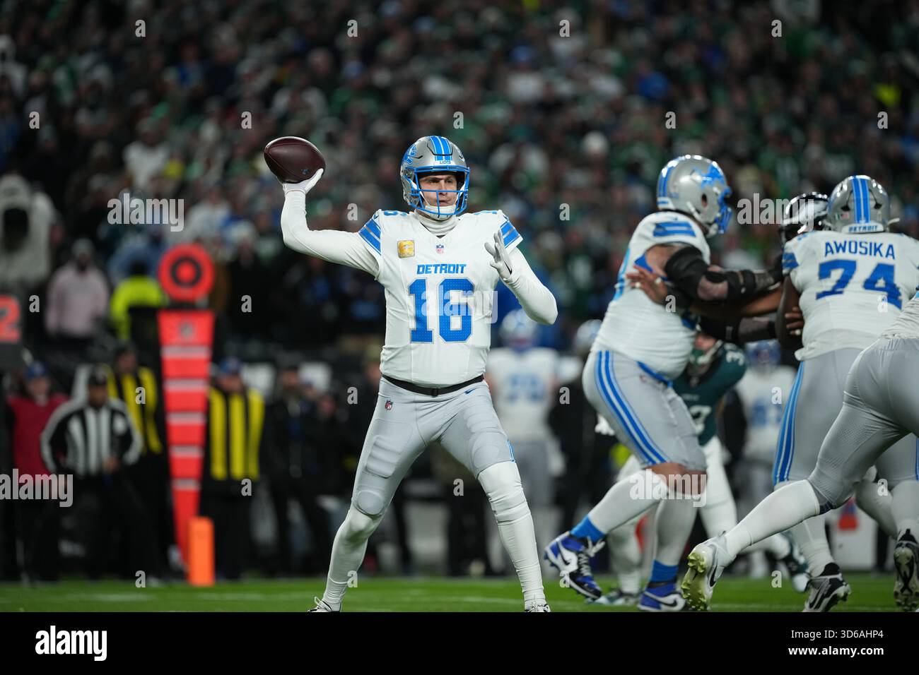 Detroit Lions' Jared Goff plays during an NFL football game against the ...