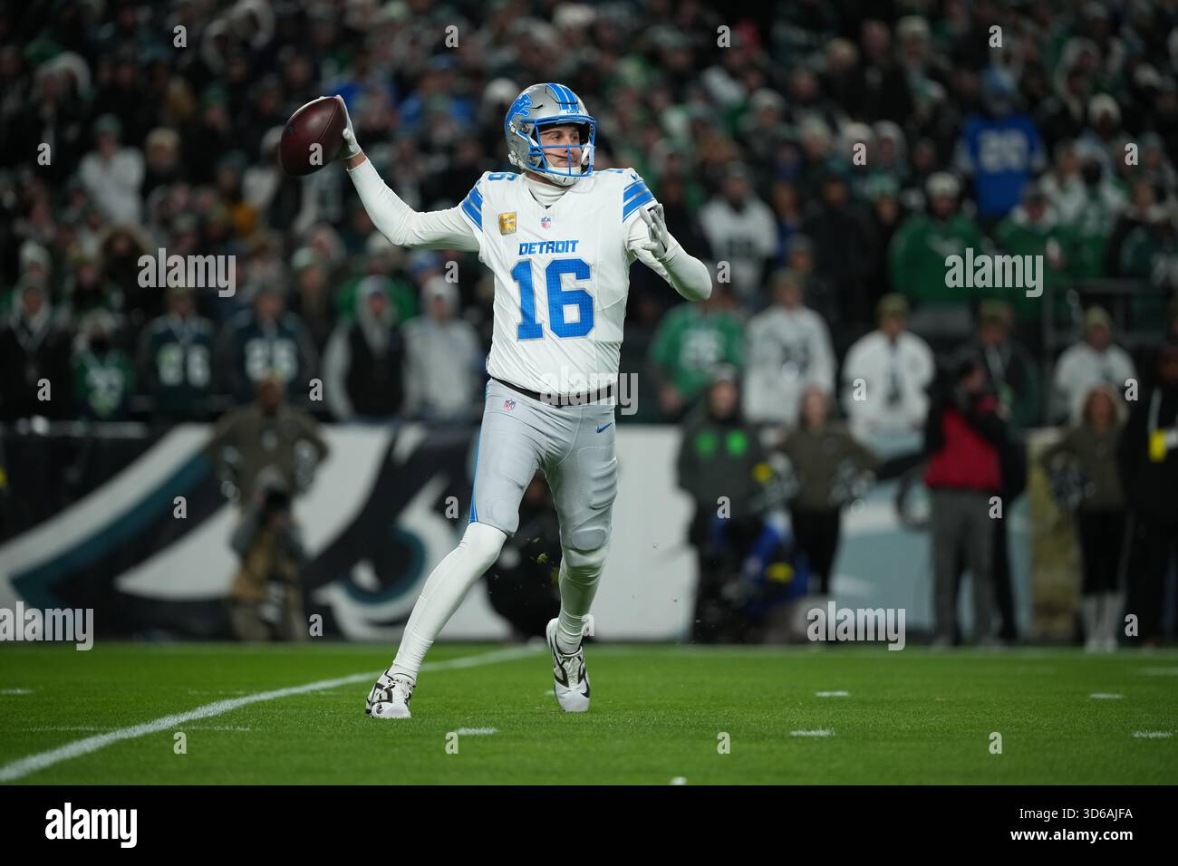 Detroit Lions' Jared Goff plays during an NFL football game against the ...