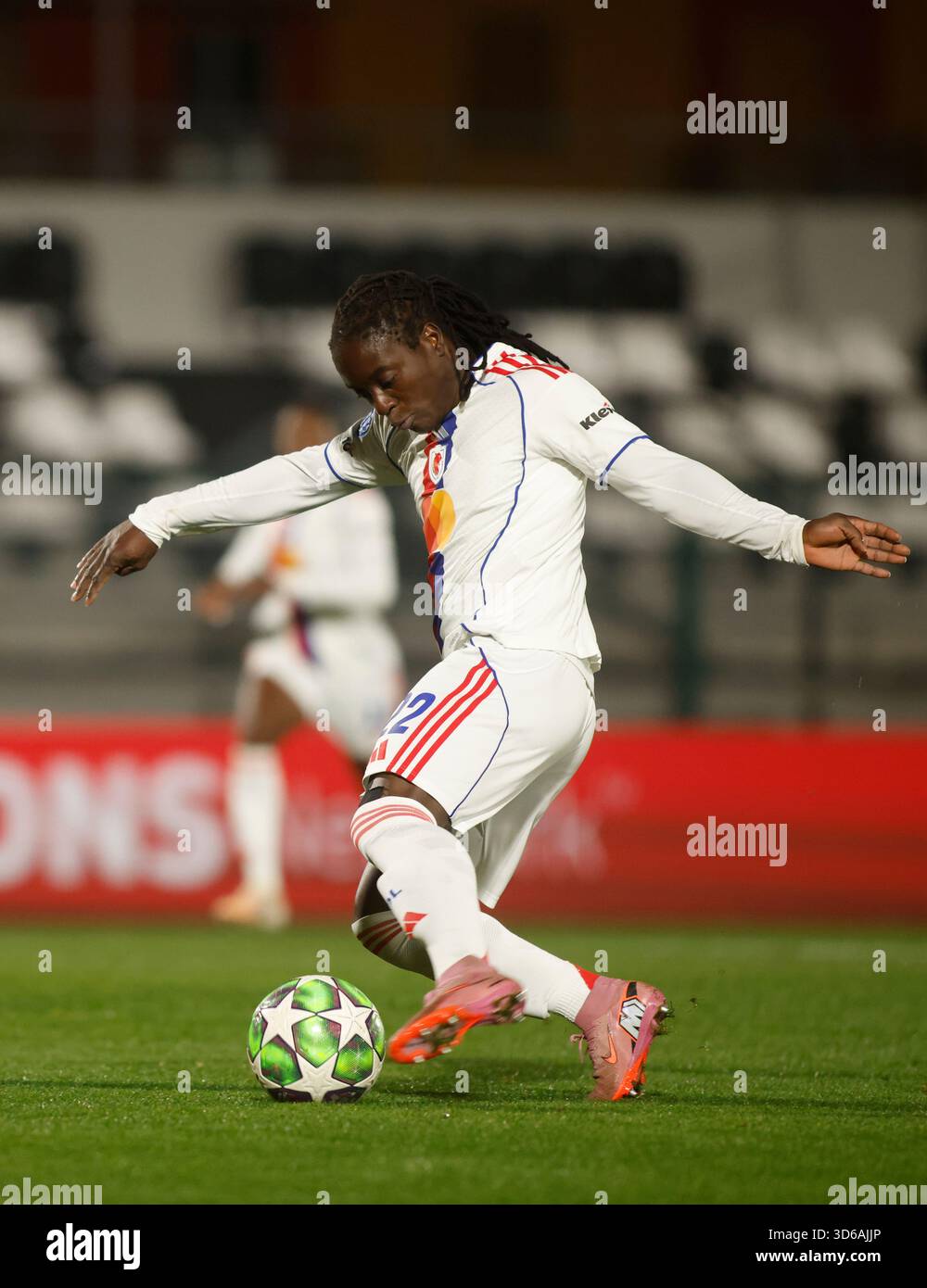 Tabitha Chawinga of OL Lyonnes during the UEFA Women's Champions League ...
