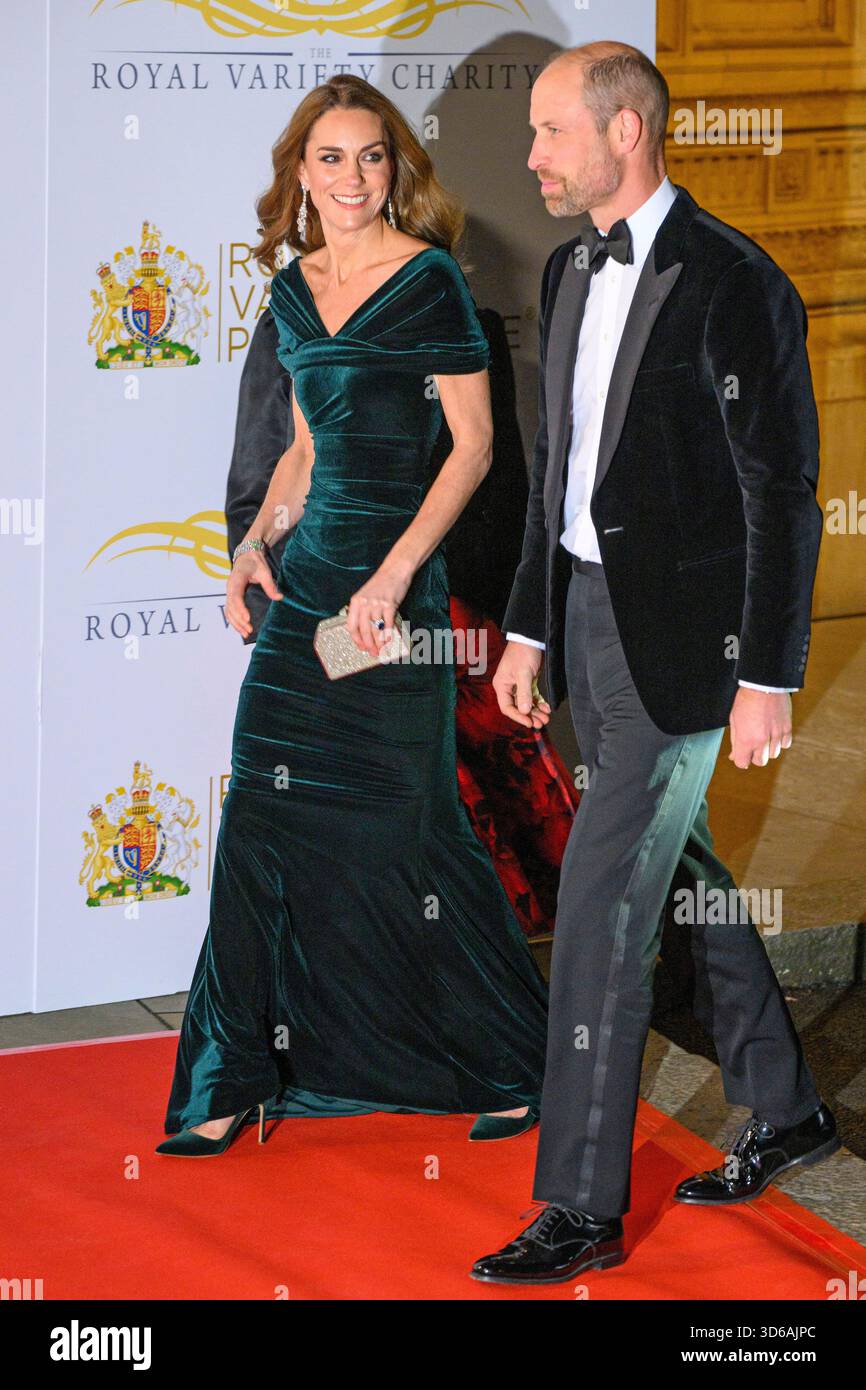 19/11/2025. London, UK HRH the Princess of Wales and HRH The Prince Of ...