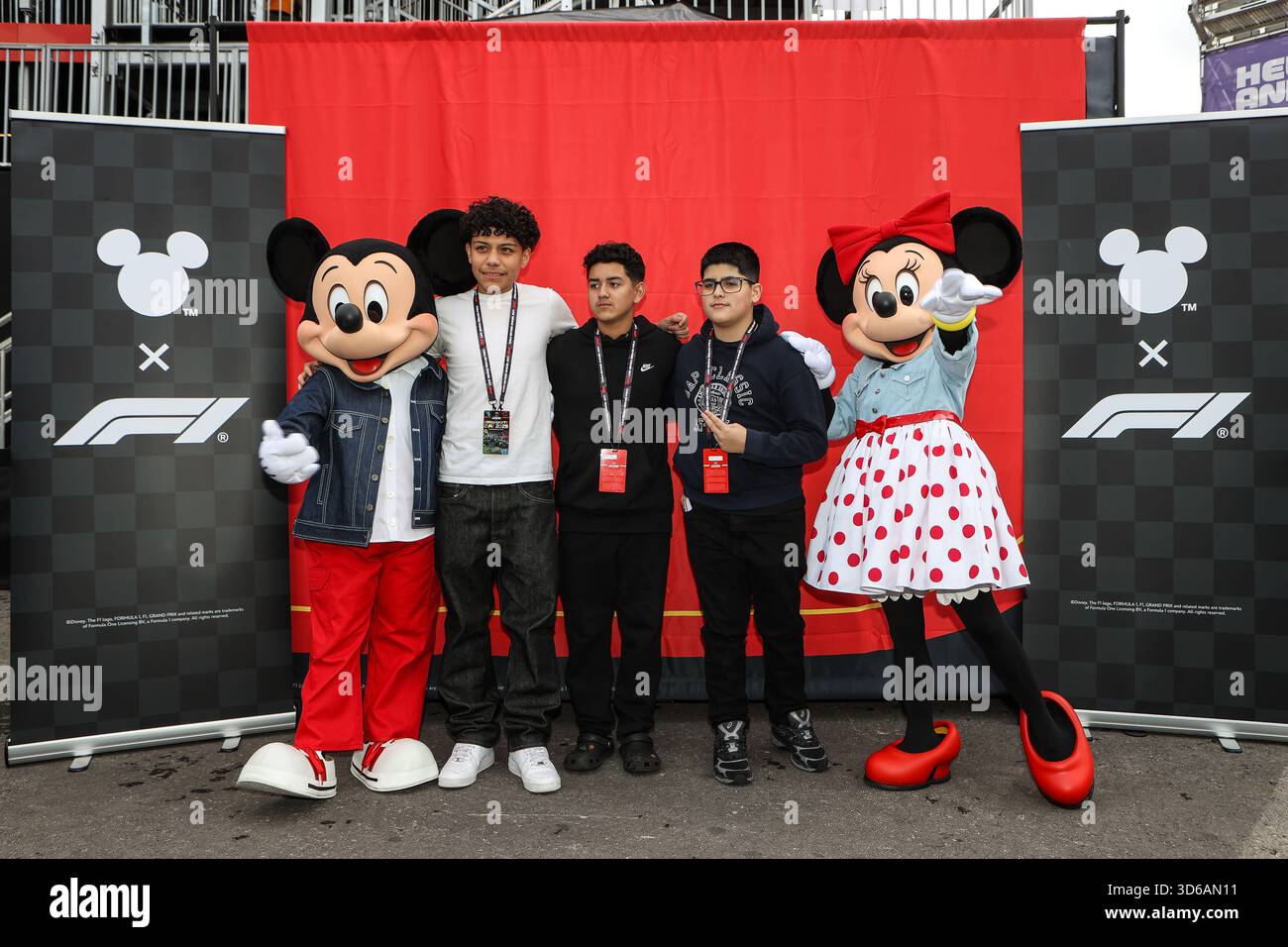 November 19, 2025: Mickey and Minnie Mouse pose for photos with ...