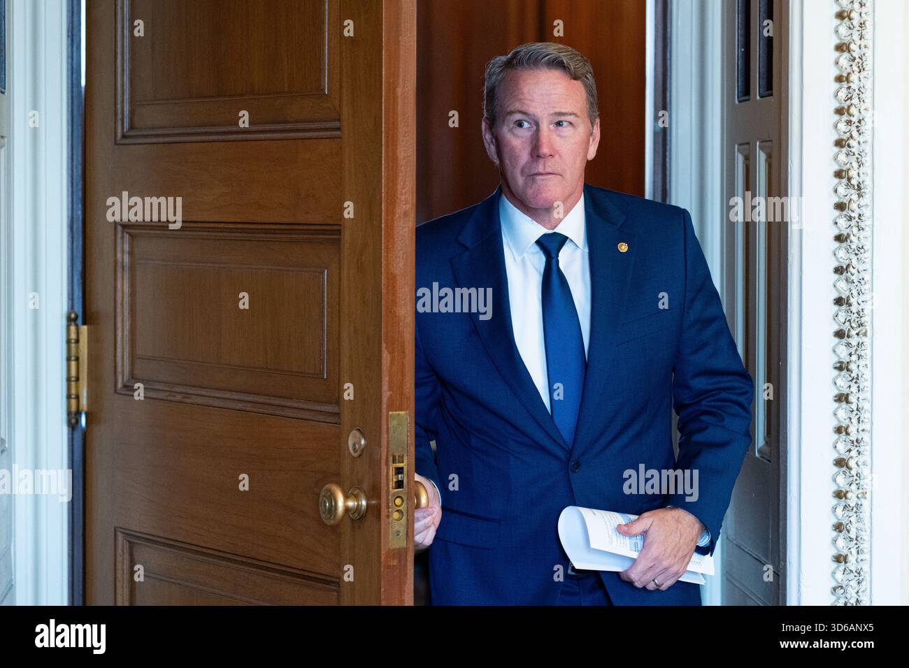 UNITED STATES - NOVEMBER 19: Sen. Jon Husted, R-Ohio, leaves the Senate ...