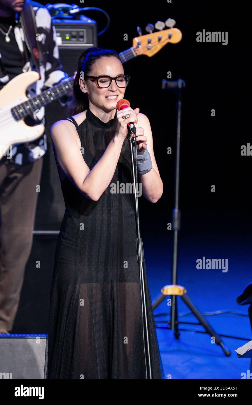 Leonor Watling performs during the JAZZMADRID concert at the Fernanda ...